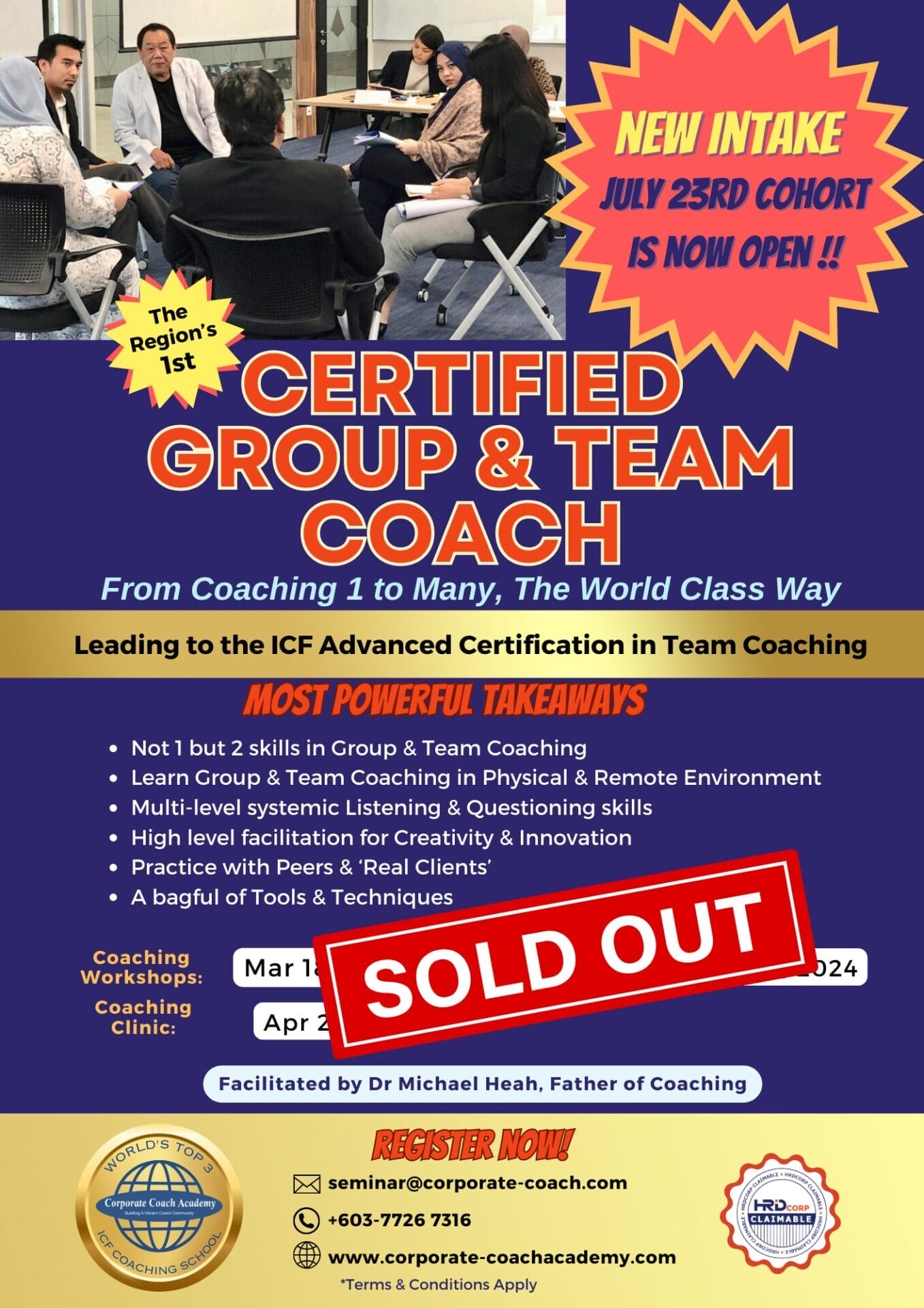 Certified Group & Team Coach - Corporate Coach Academy